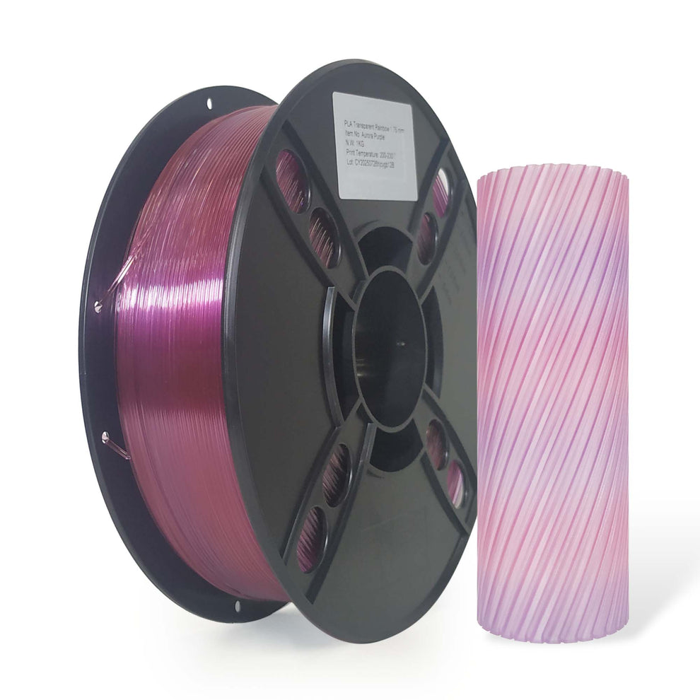 PLA Transparent - Aurora Purple – FilamentHub