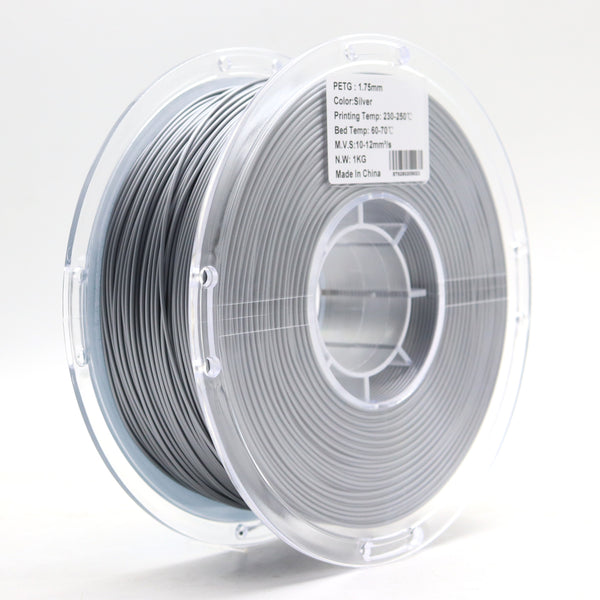 PETG Silver | 1.75mm 3D Printing Filament Australia – FilamentHub