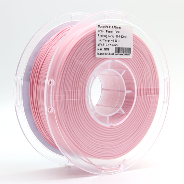 PLA Matte - Pastel Pink | Premium PLA Matte 3D Printer Filament ...