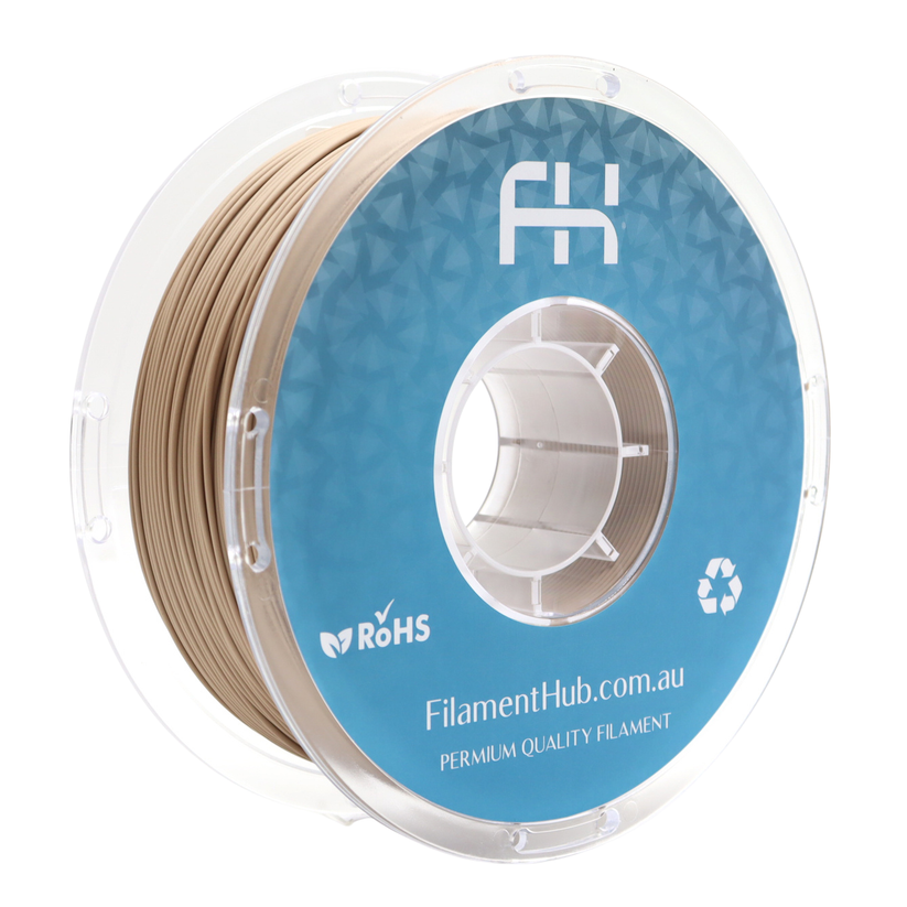 PLA Wood - Natural | Wood Filled PLA Filament – FilamentHub