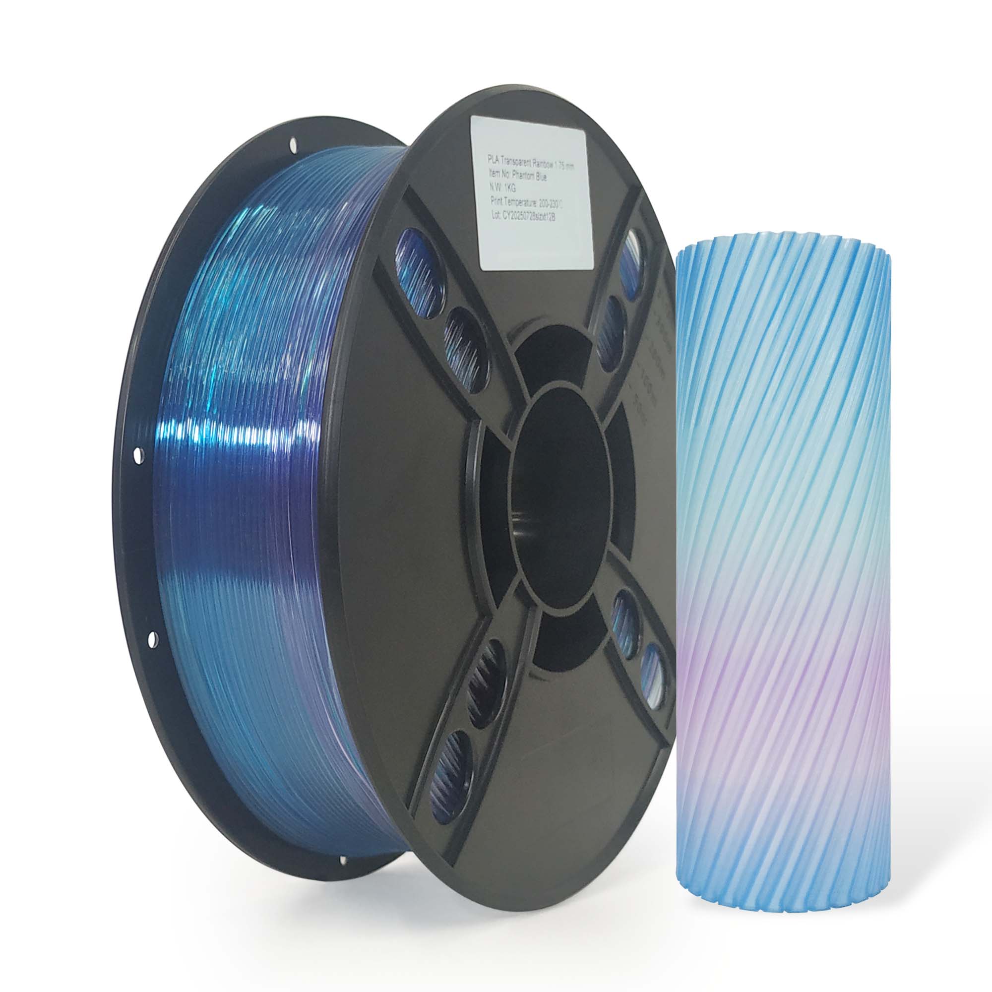 PLA Transparent - Phantom Blue | Transparent PLA Filament – FilamentHub
