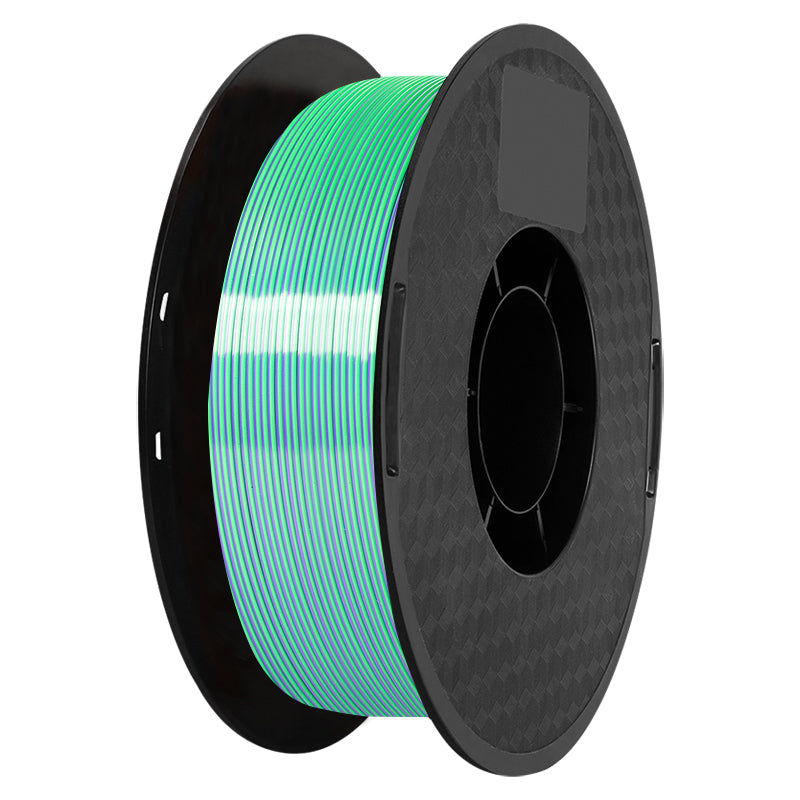 PLA Dual - Purple Red / Dark Green | Dual Colour PLA Filament – FilamentHub